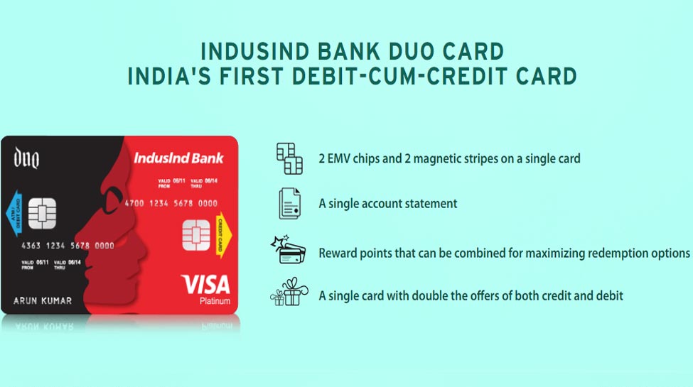 IndusInd Bank launches Duo Card India’s first two chip debit cum credit ...