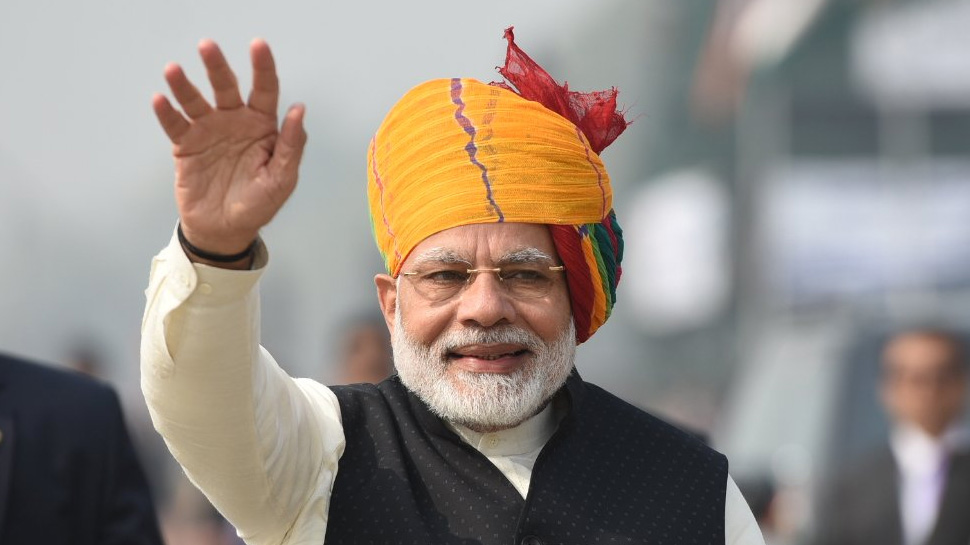 69वां गणतंत्र दिवसः पीएम मोदी ने पहना जोधपुर का पचरंगी साफा । 69th ...